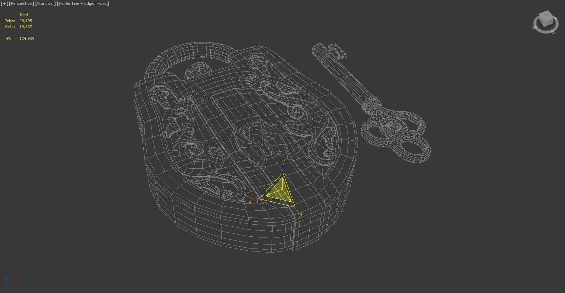 3D model old lock key - TurboSquid 1190004