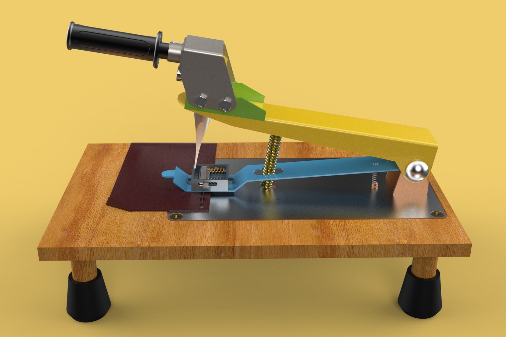 3D PUNCHER TOOL LEATHER HOLE PUNCH Model - TurboSquid 2217865