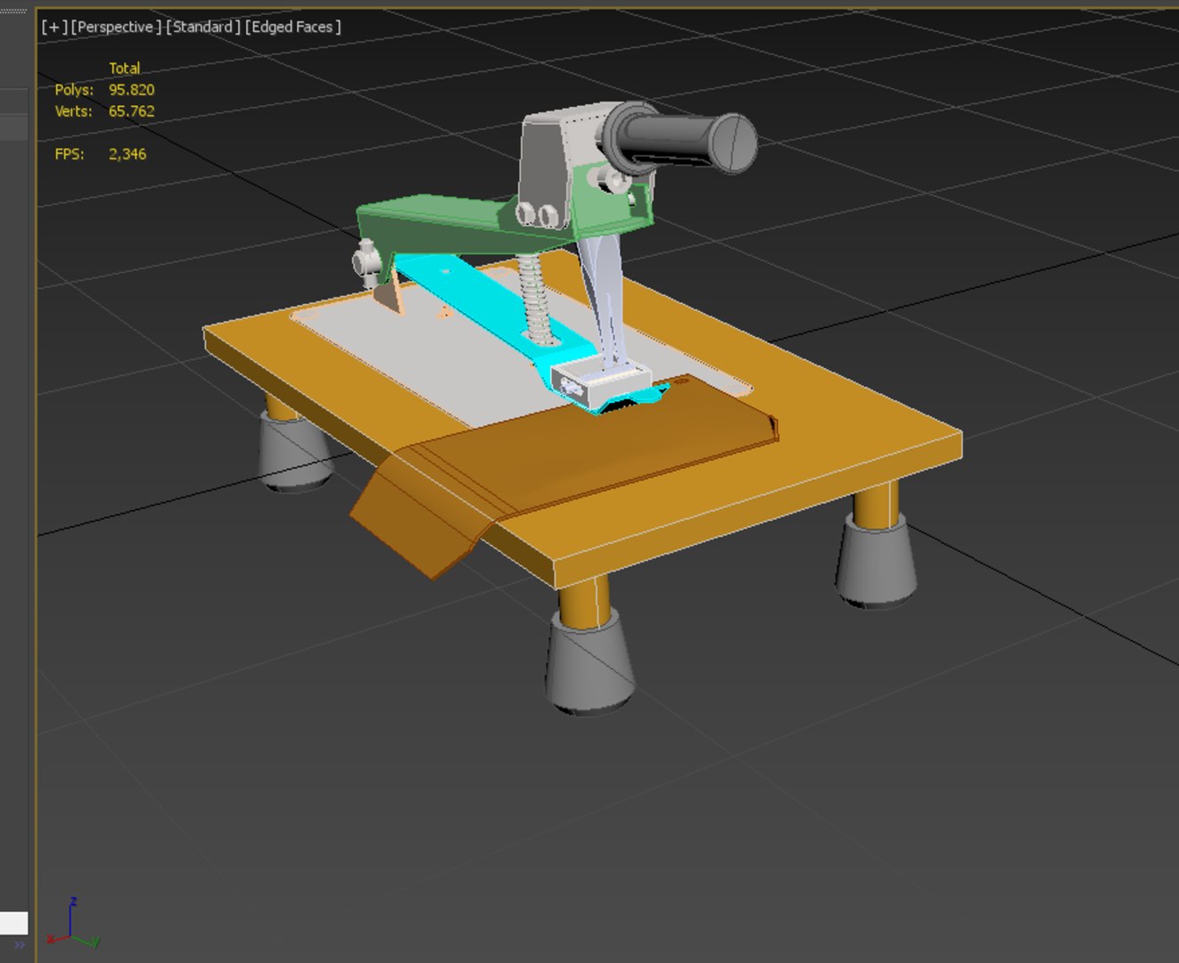 3D PUNCHER TOOL LEATHER HOLE PUNCH Model - TurboSquid 2217865