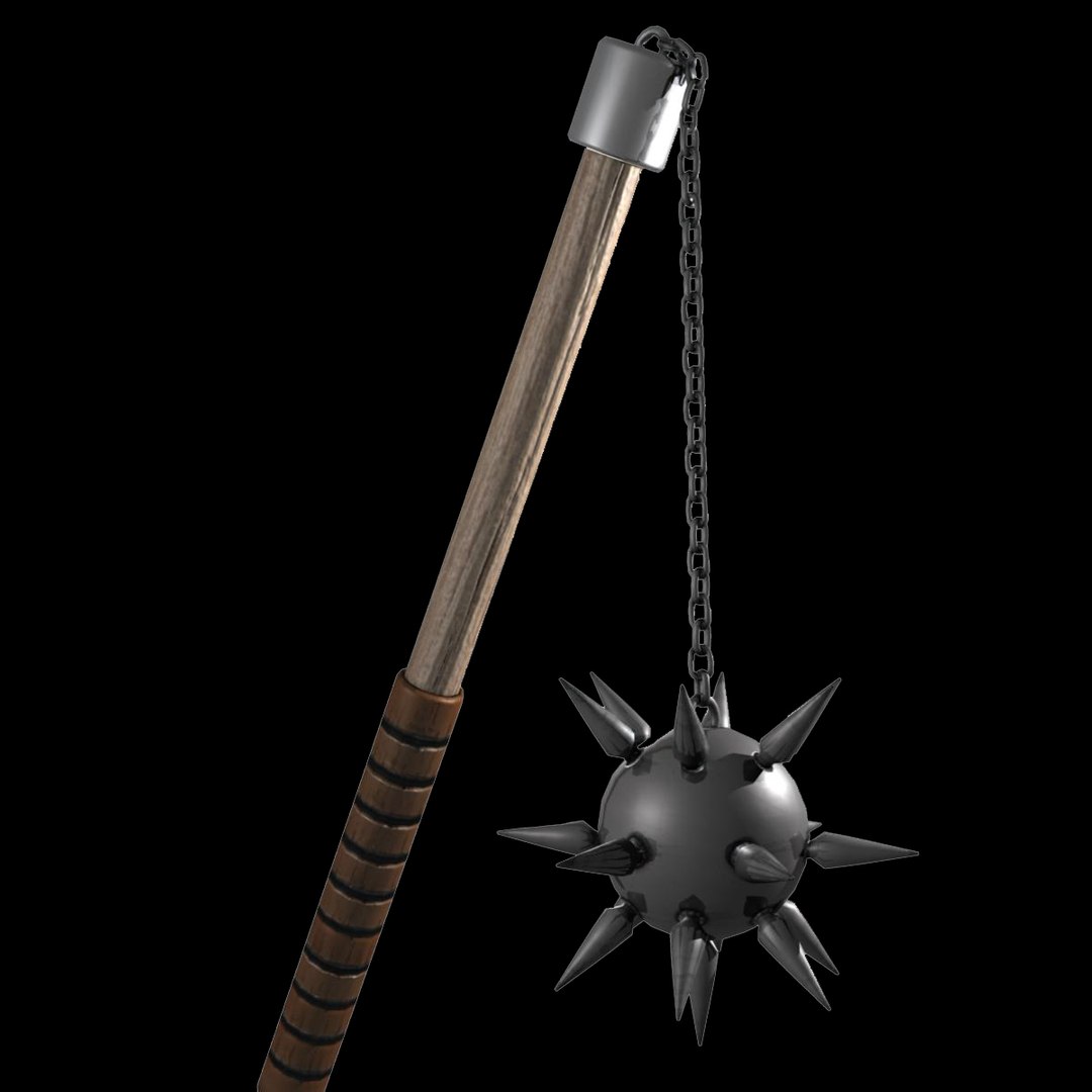 Medieval Knobstick 3d Model