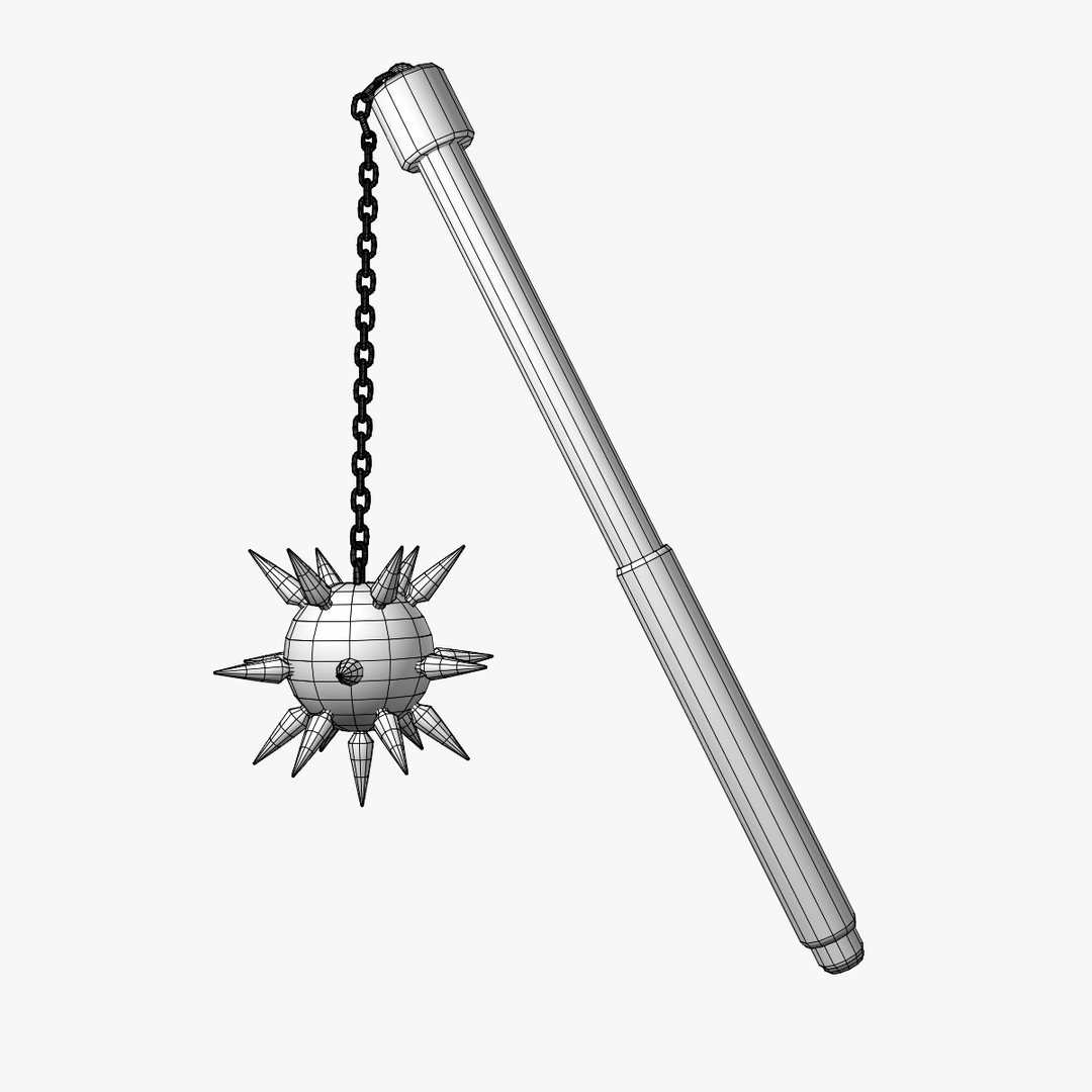Medieval Knobstick 3d Model
