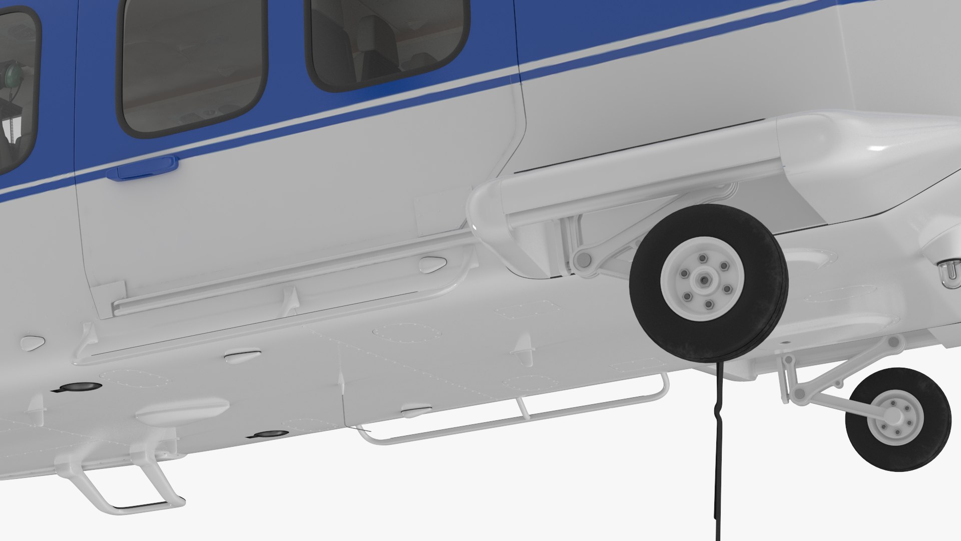 3D AgustaWestland AW139 Helicopter And Rescue Stretcher Model ...