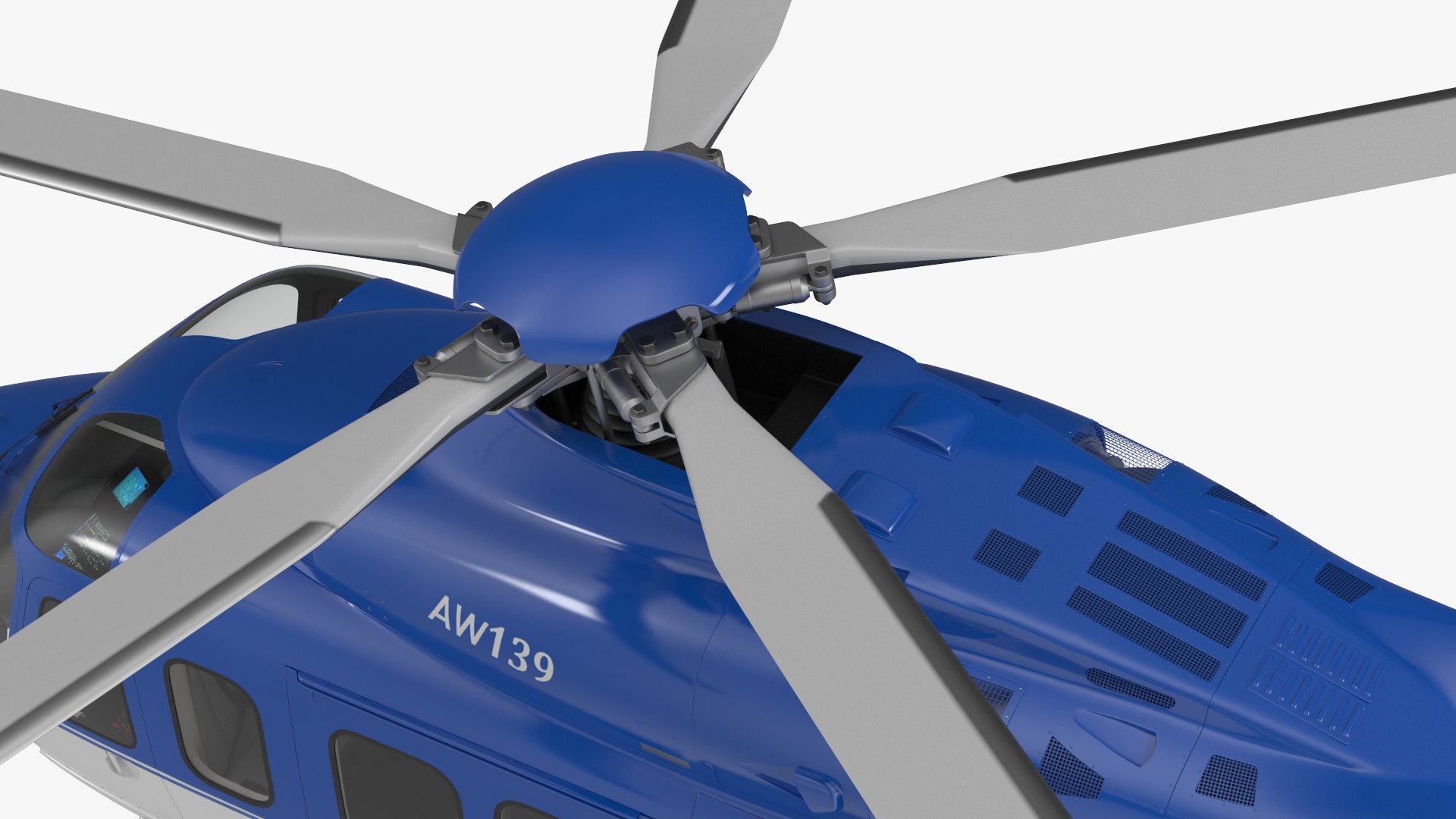 3D AgustaWestland AW139 Helicopter And Rescue Stretcher Model ...