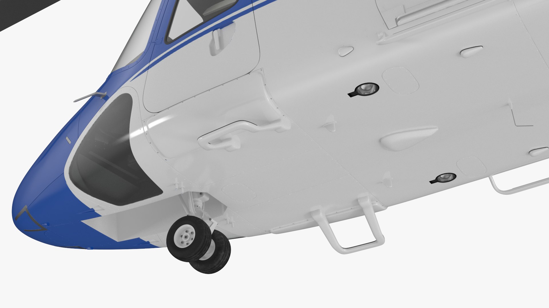 3D AgustaWestland AW139 Helicopter And Rescue Stretcher Model ...