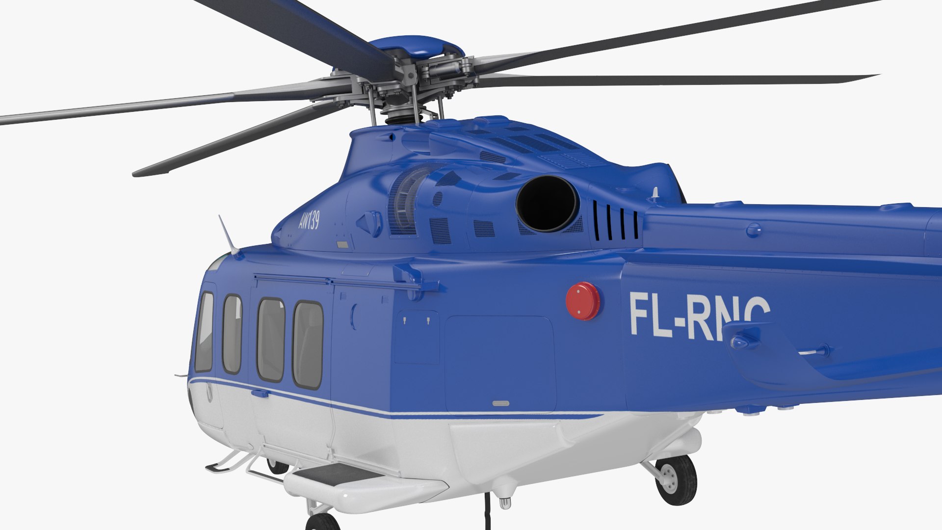 3D AgustaWestland AW139 Helicopter And Rescue Stretcher Model ...