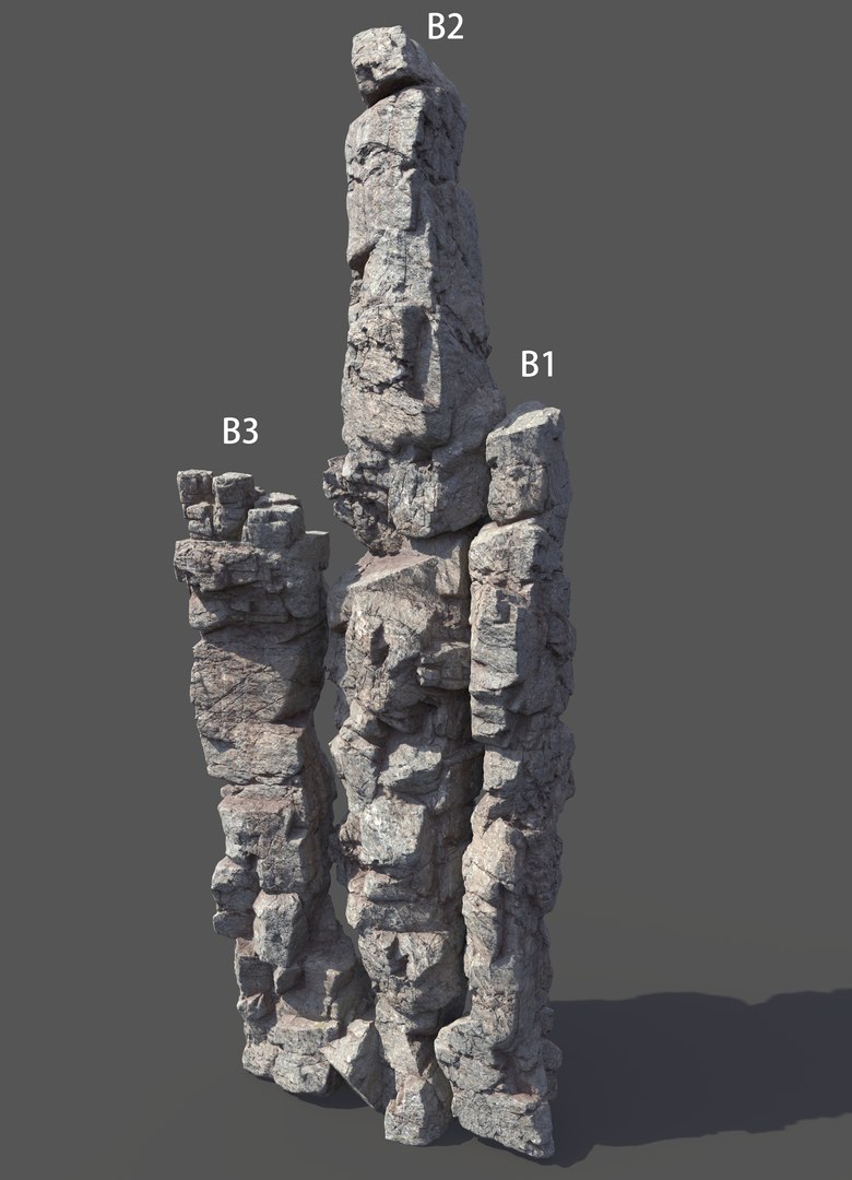 Rock Mountain B2 3D Model - TurboSquid 2220785