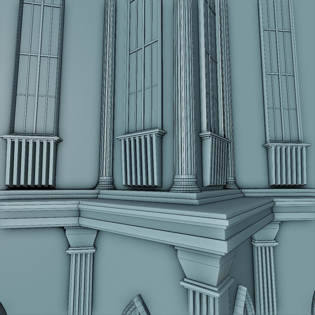 3D Scifi Steampunk Building Model - TurboSquid 1573683