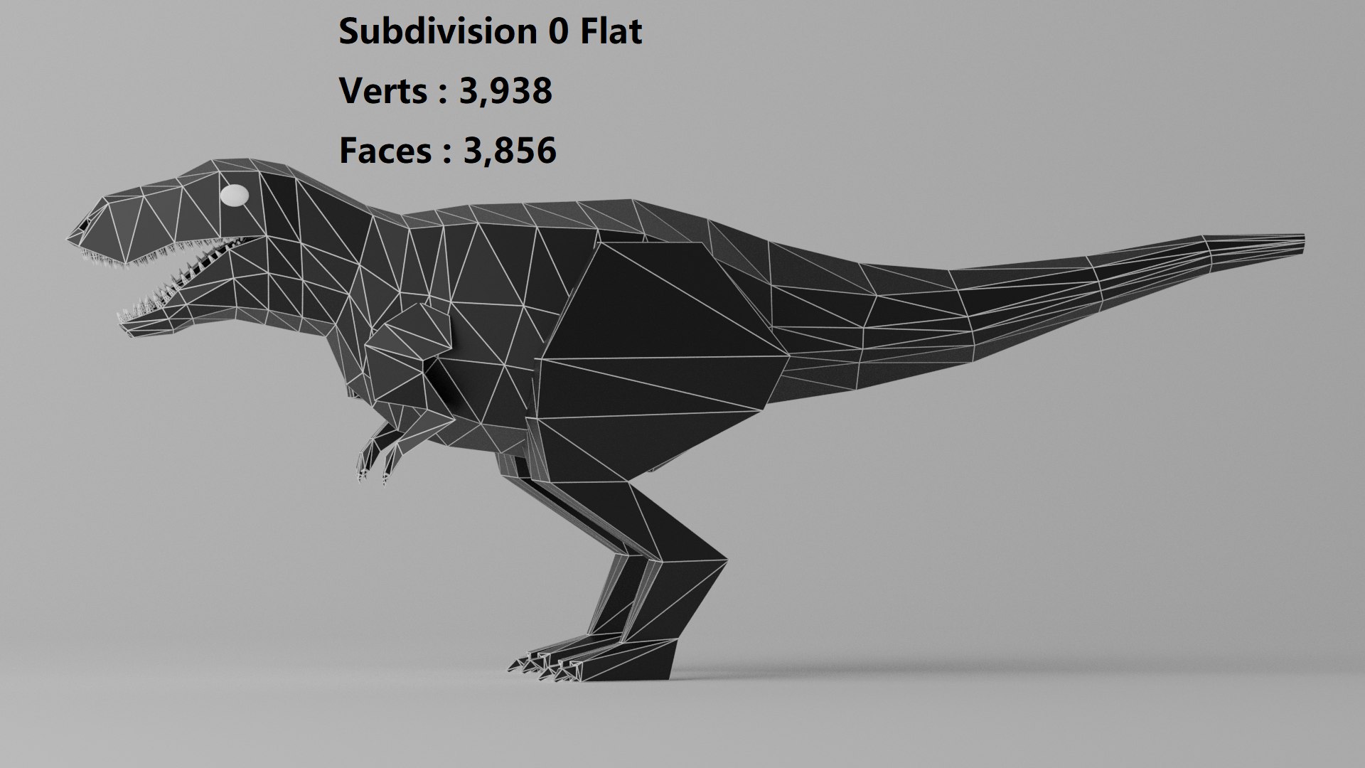 Cartoon Tyrannosaurus T-Rex 1 3D Model - TurboSquid 2100262