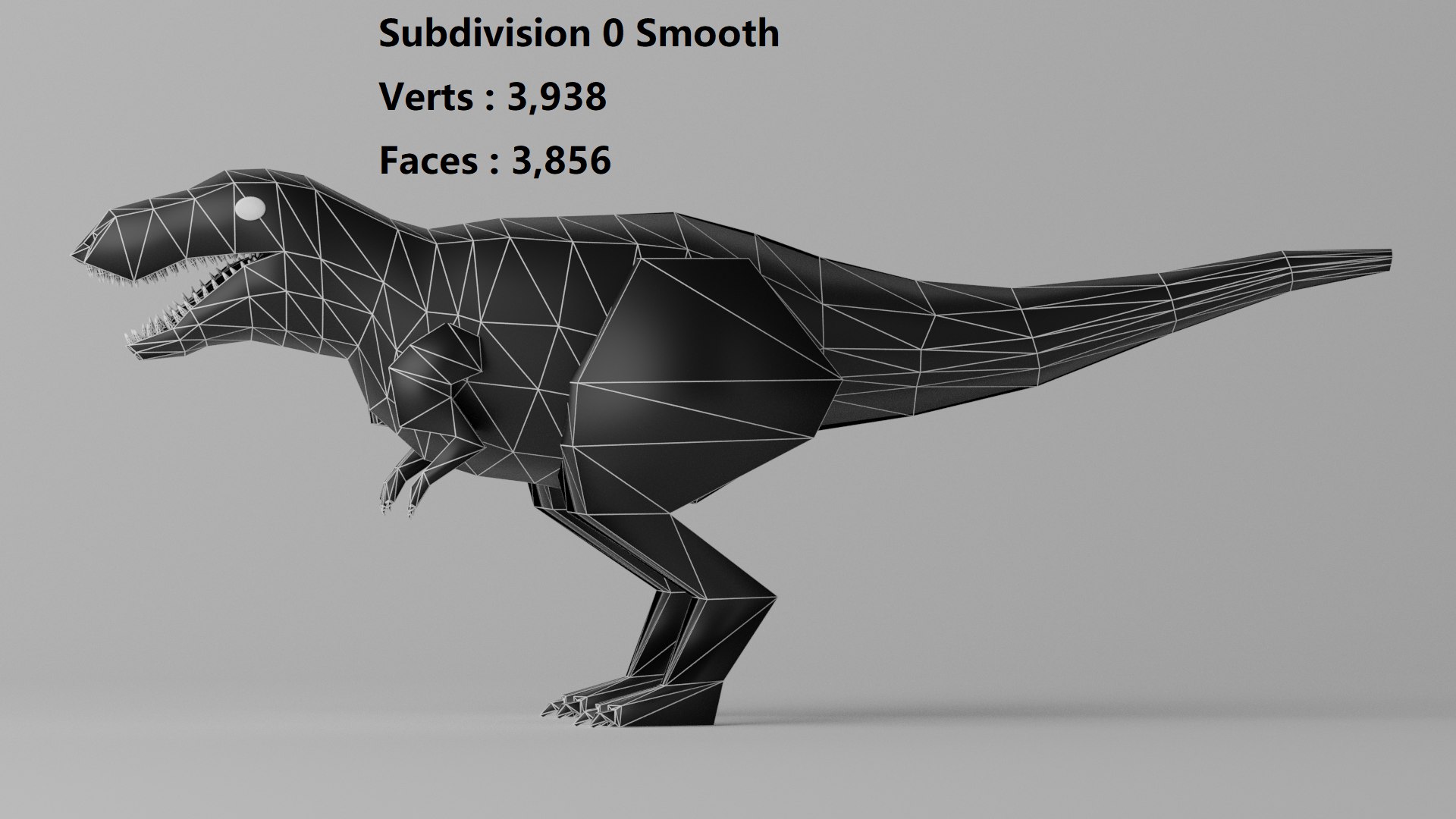 Cartoon Tyrannosaurus T-Rex 1 3D Model - TurboSquid 2100262