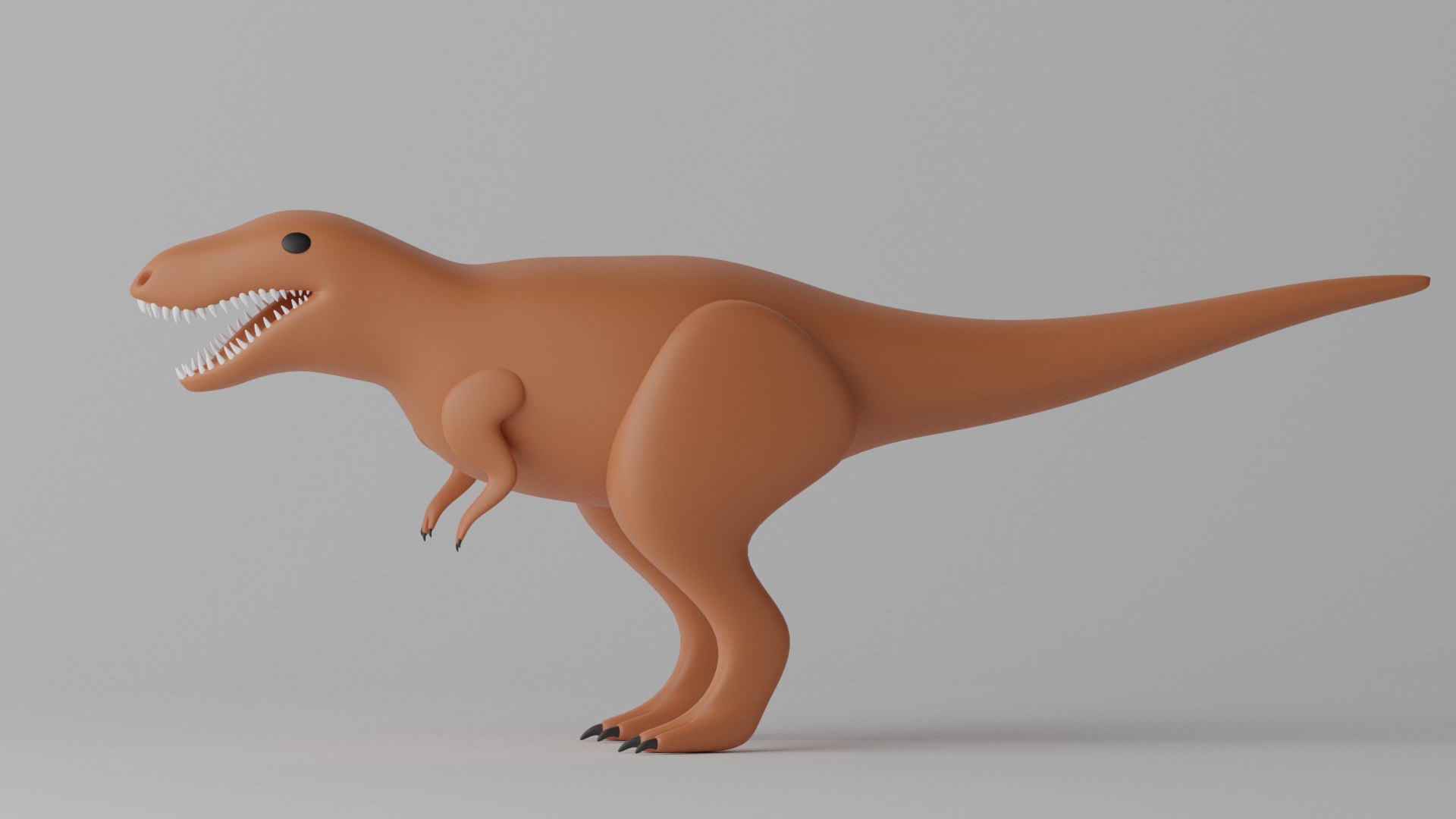 Cartoon Tyrannosaurus T-Rex 1 3D Model - TurboSquid 2100262