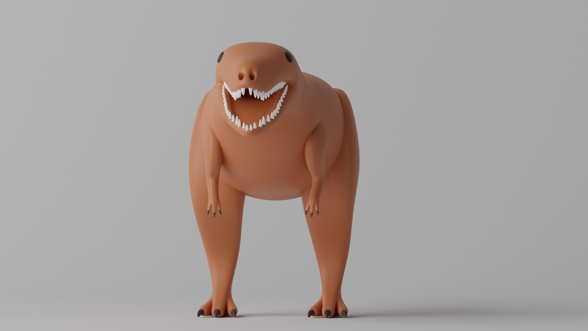 Cartoon Tyrannosaurus T-Rex 1 3D Model - TurboSquid 2100262