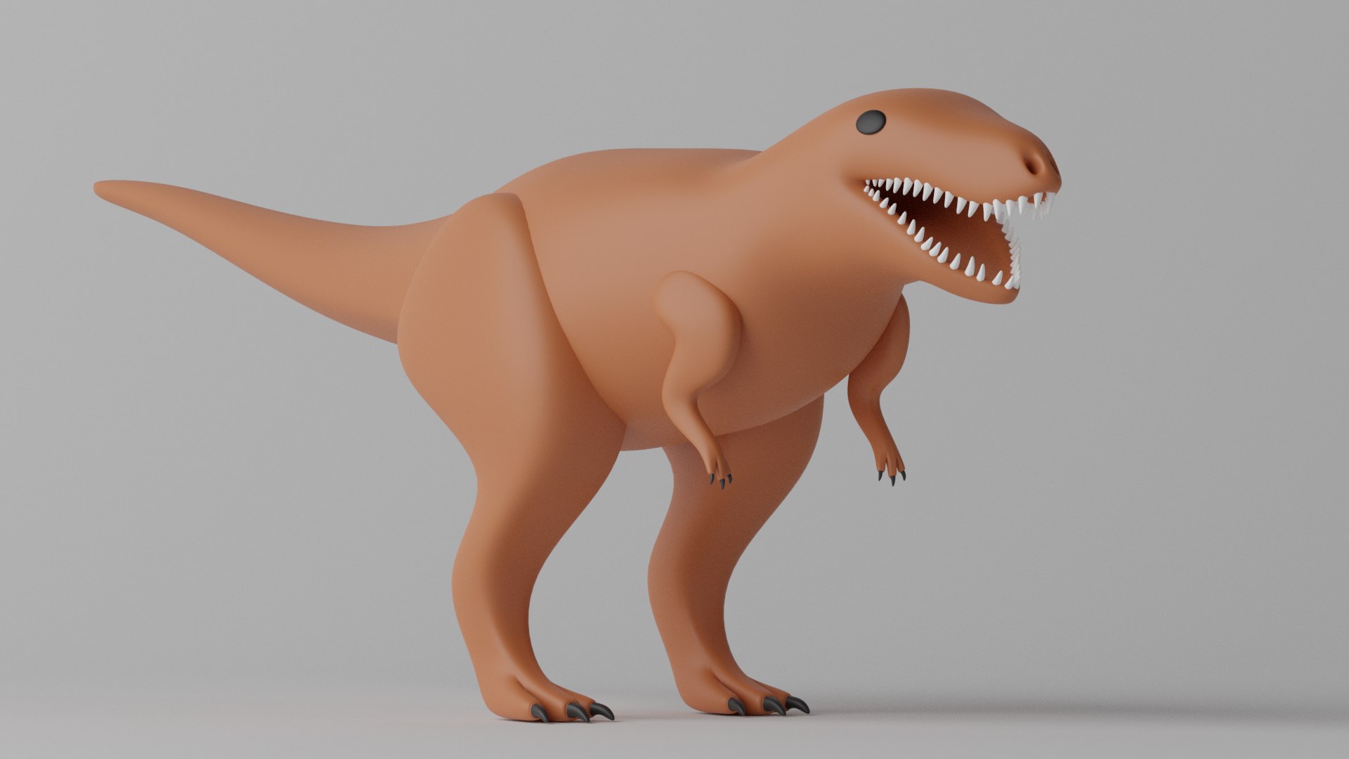 Cartoon Tyrannosaurus T-Rex 1 3D Model - TurboSquid 2100262