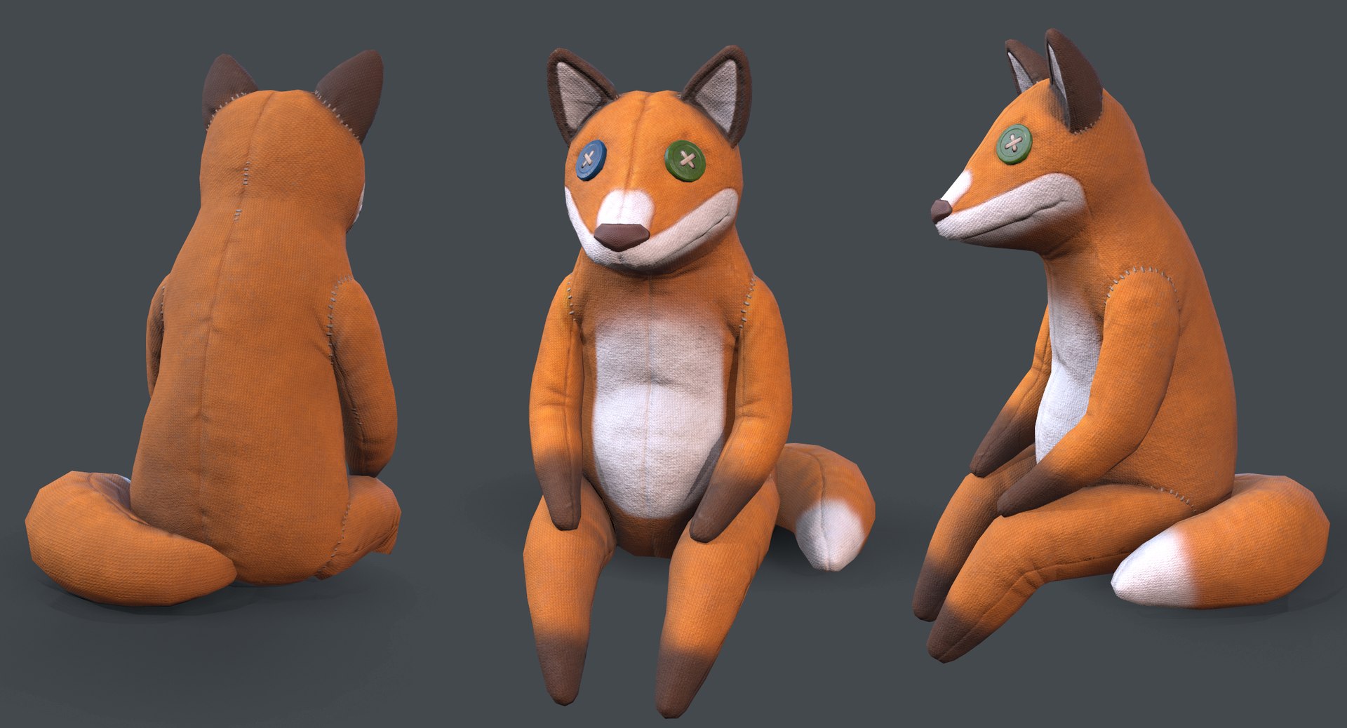 Crazy Fox Toy 3D - TurboSquid 1446857