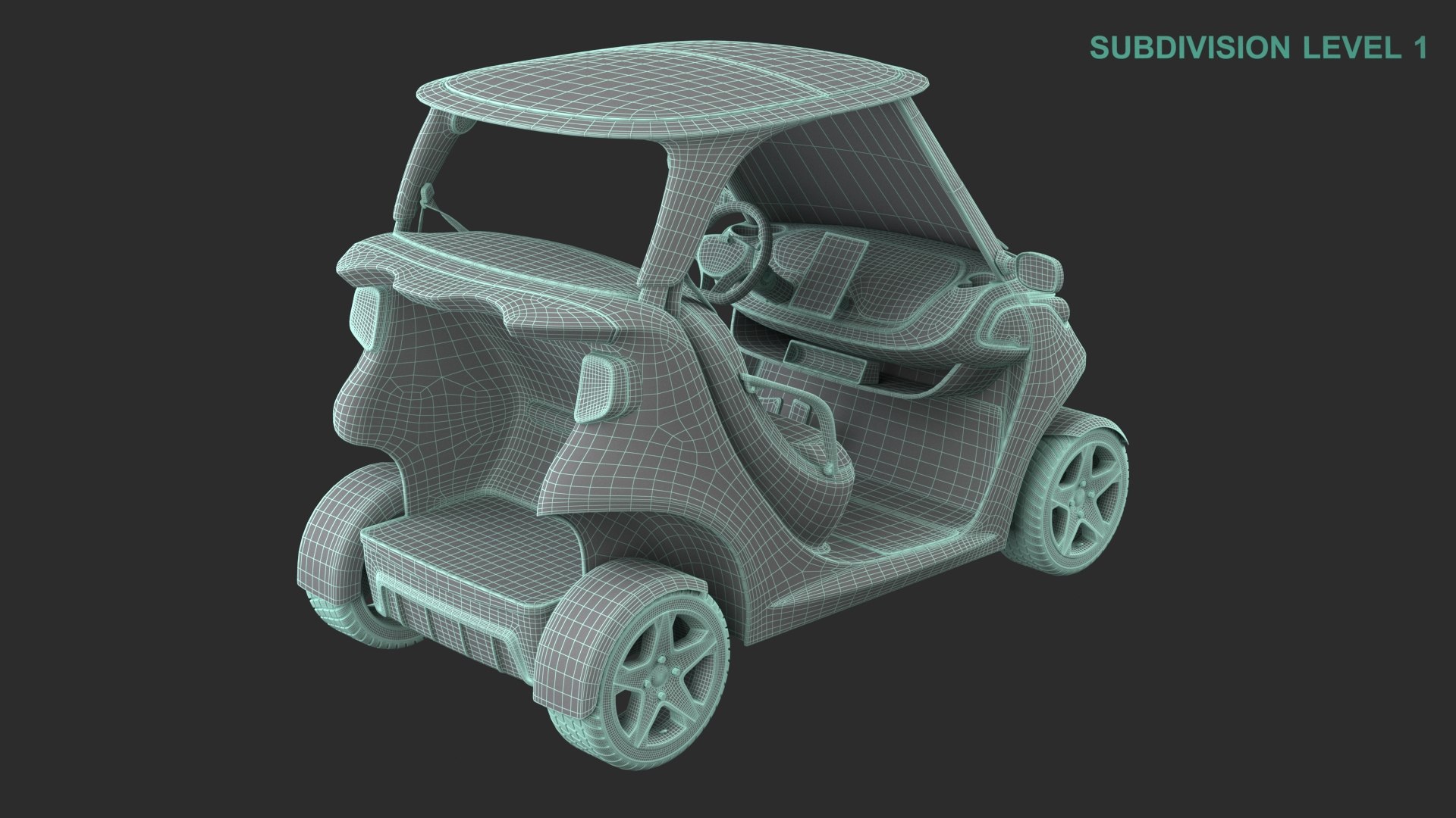 Golf Cart 3D model - TurboSquid 2165056