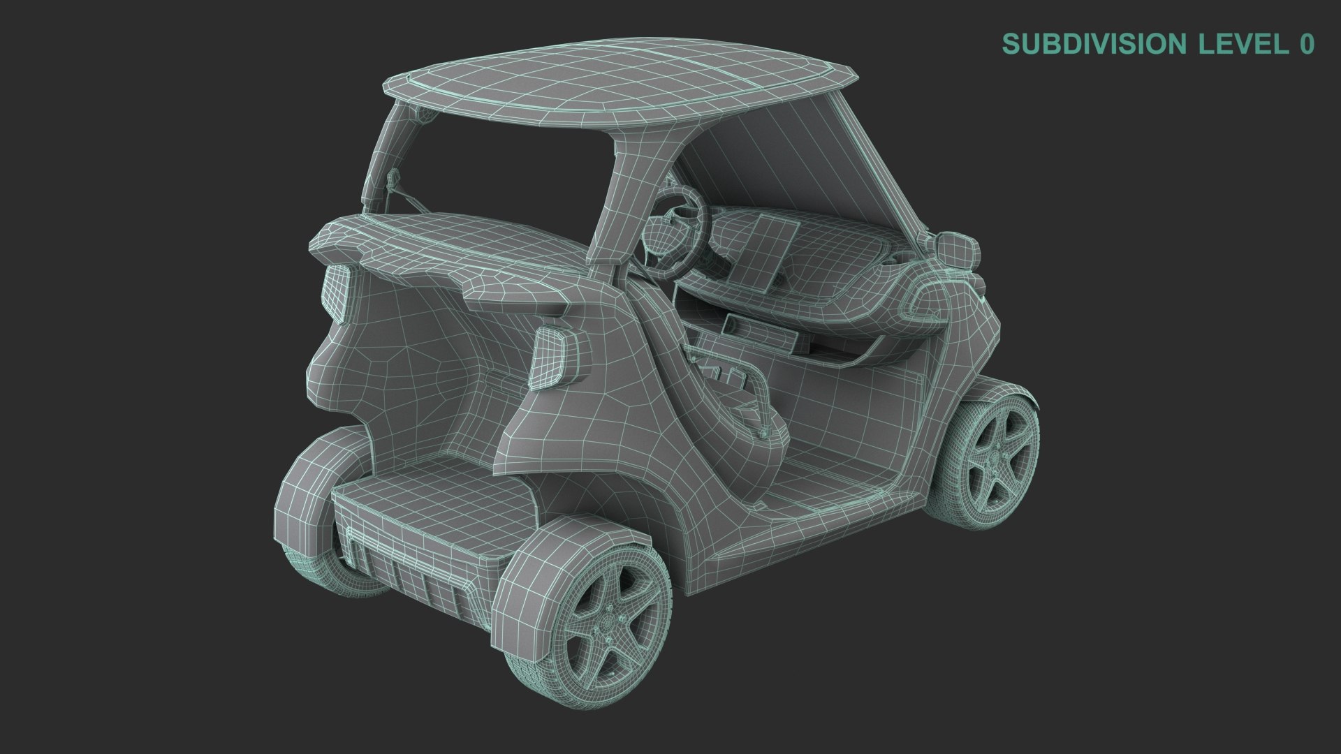 Golf Cart 3D model - TurboSquid 2165056