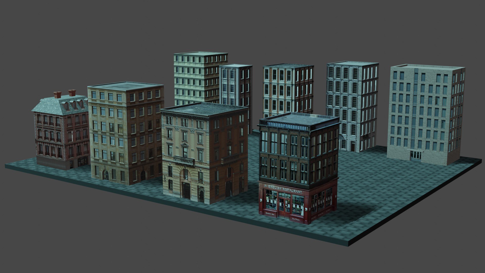 Buildings Model - TurboSquid 1464101