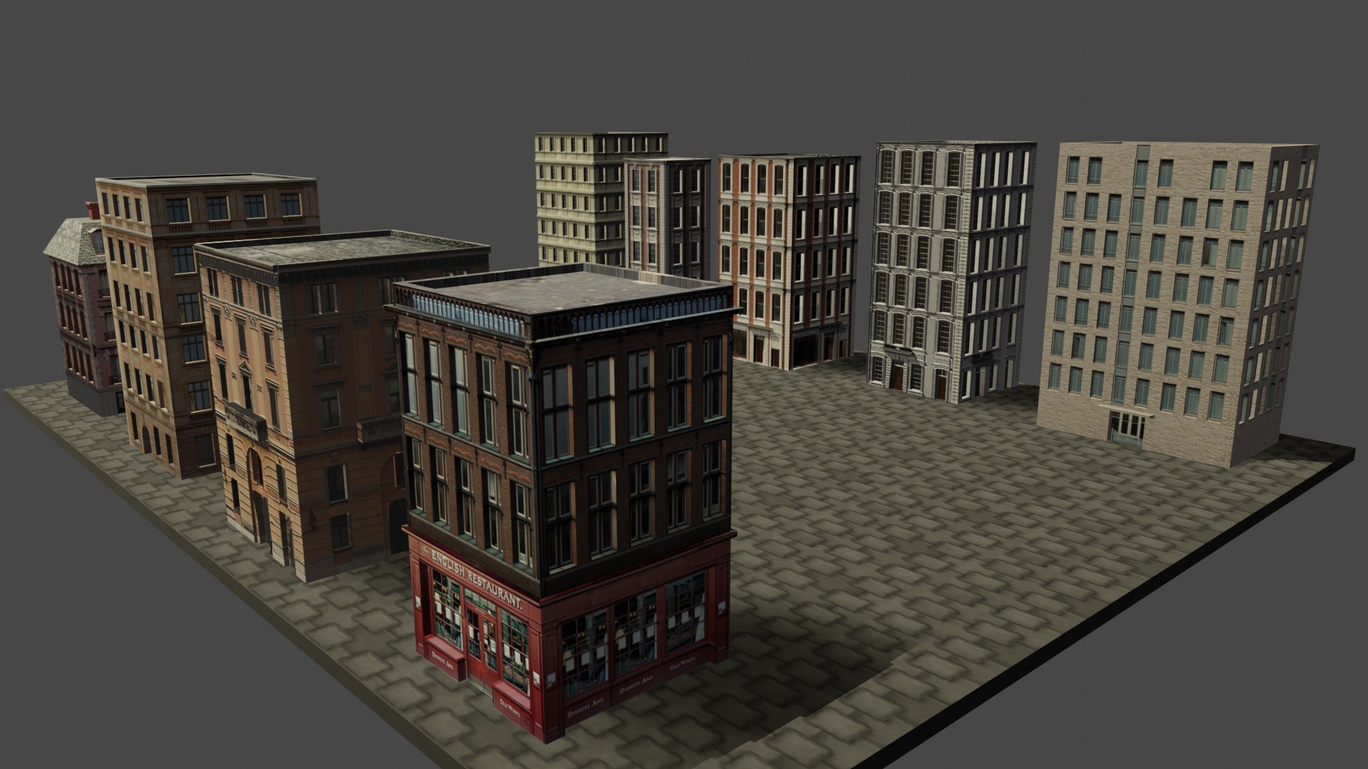 Buildings Model - TurboSquid 1464101