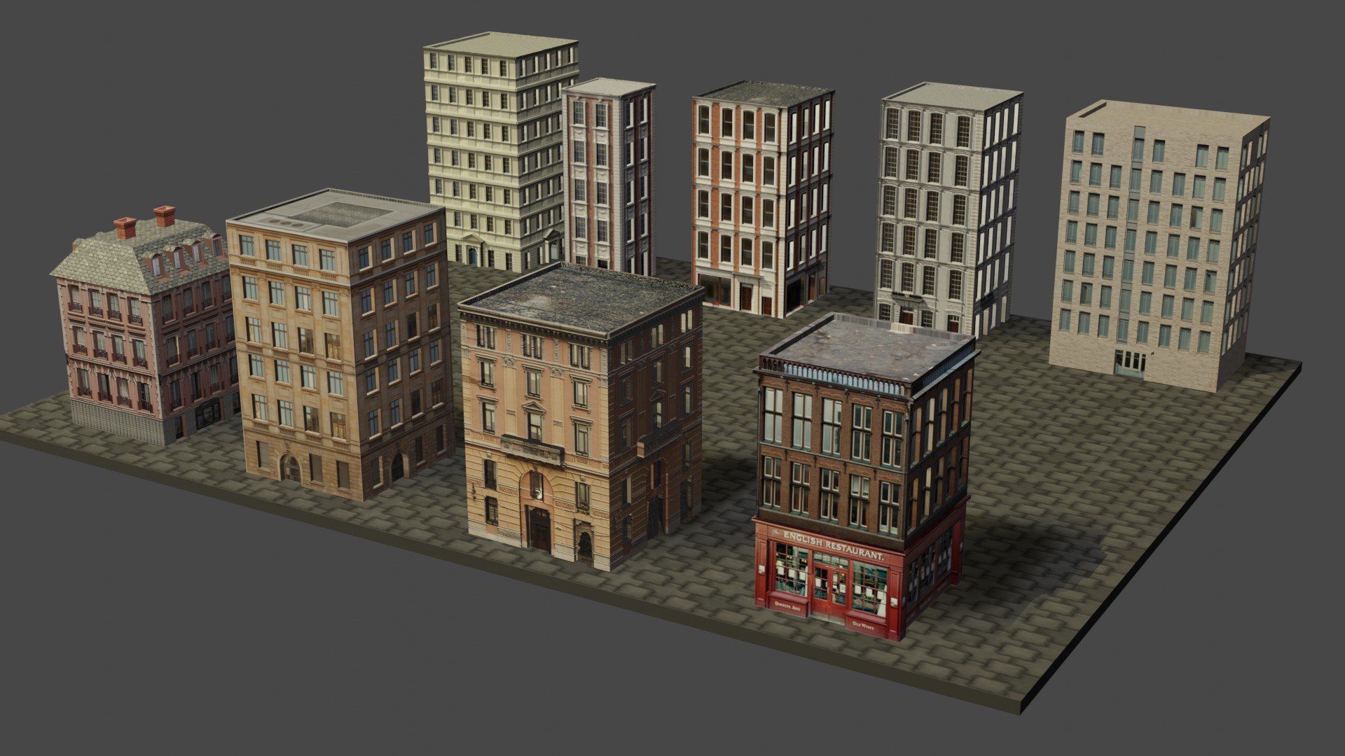 Buildings Model - TurboSquid 1464101