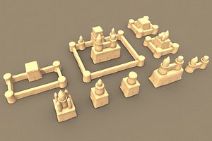 3D Sandcastle Models - Browse & Download Formats - TurboSquid
