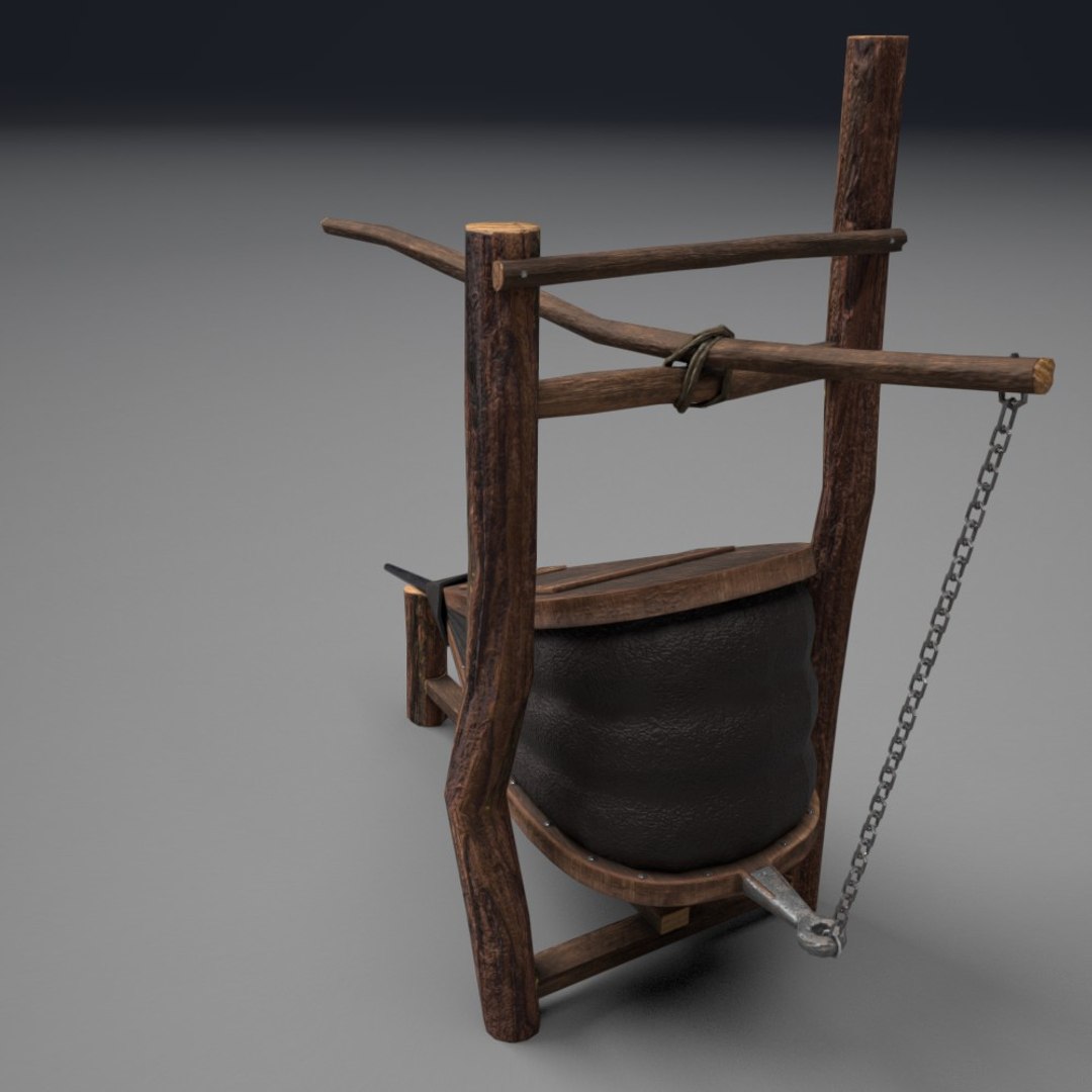 Medieval Blacksmith Bellows 3D - TurboSquid 1270426