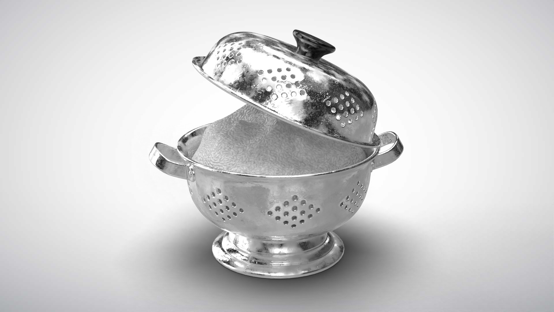 3D Cooked Rice PBR Model - TurboSquid 2341415