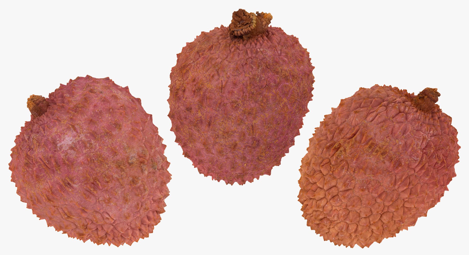 Lychees Collection 02 - 3 Models RAW Scans Model - TurboSquid 1830633