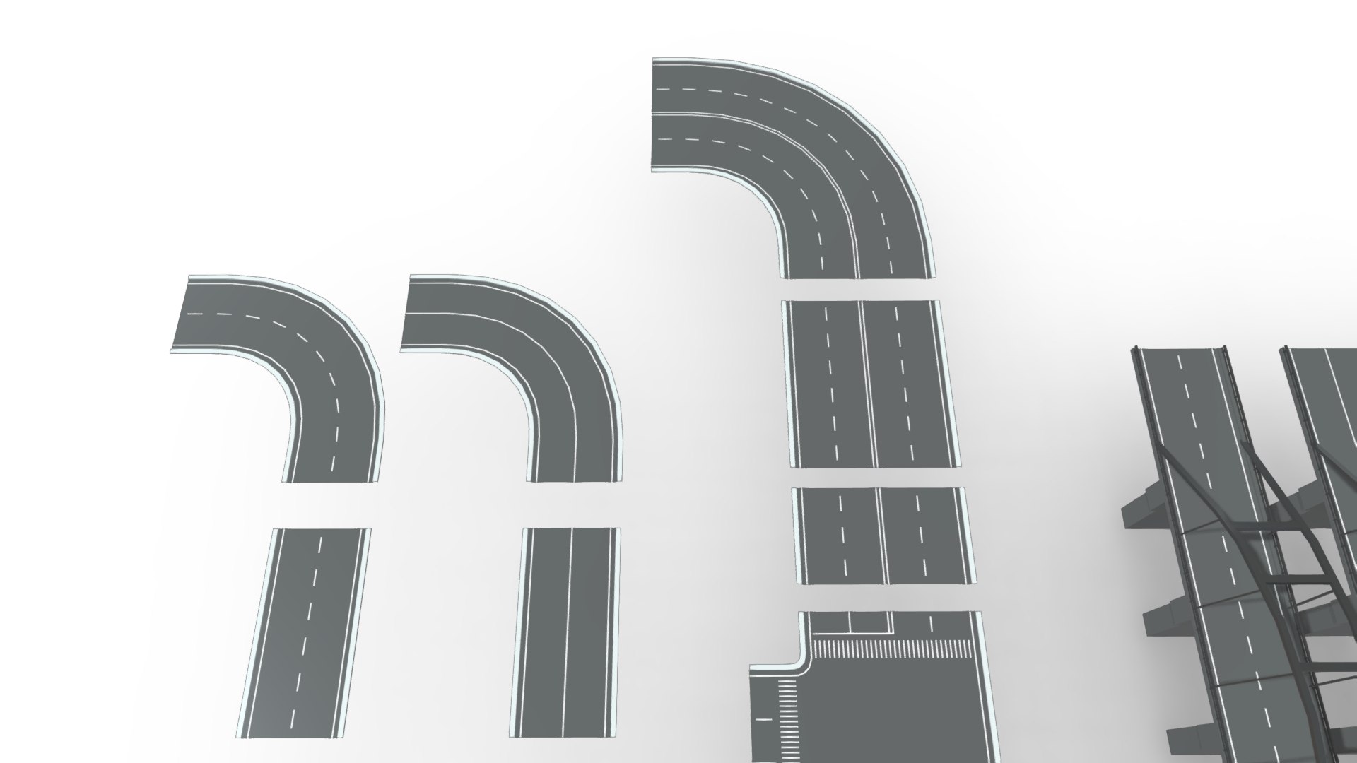 3D Model Street Patterns Low-poly - TurboSquid 2147703