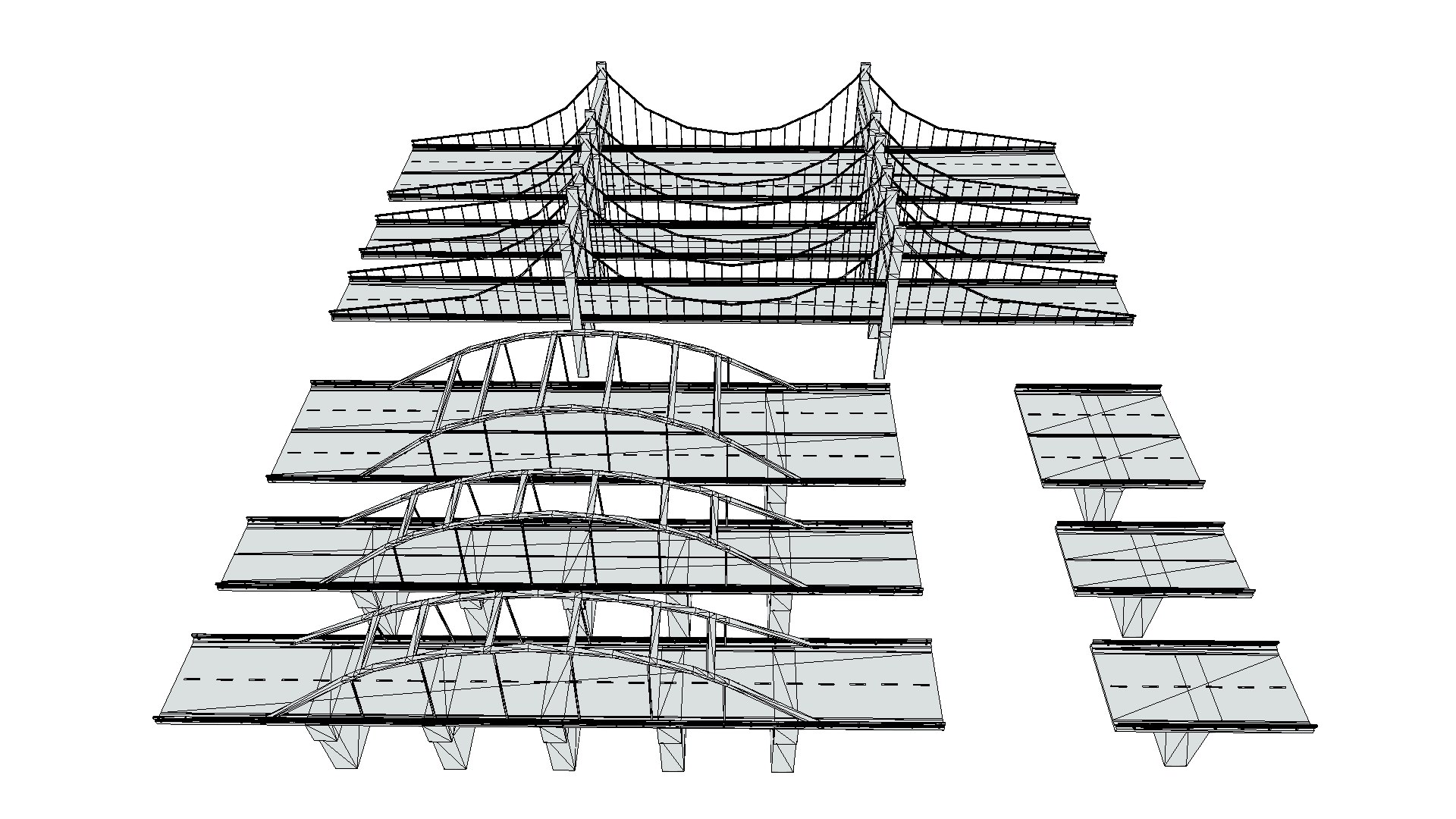 3D Model Street Patterns Low-poly - TurboSquid 2147703