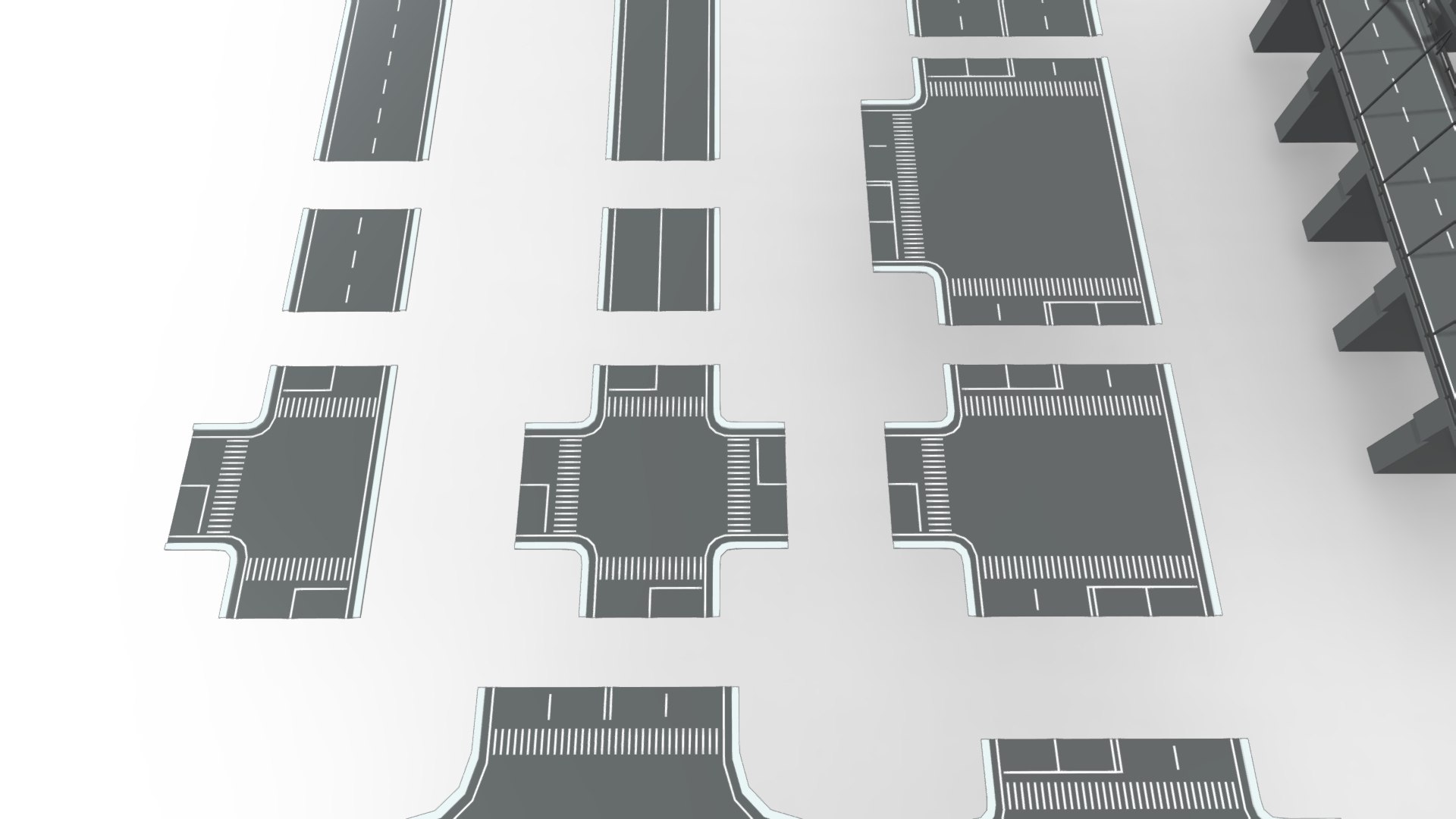 3D Model Street Patterns Low-poly - TurboSquid 2147703