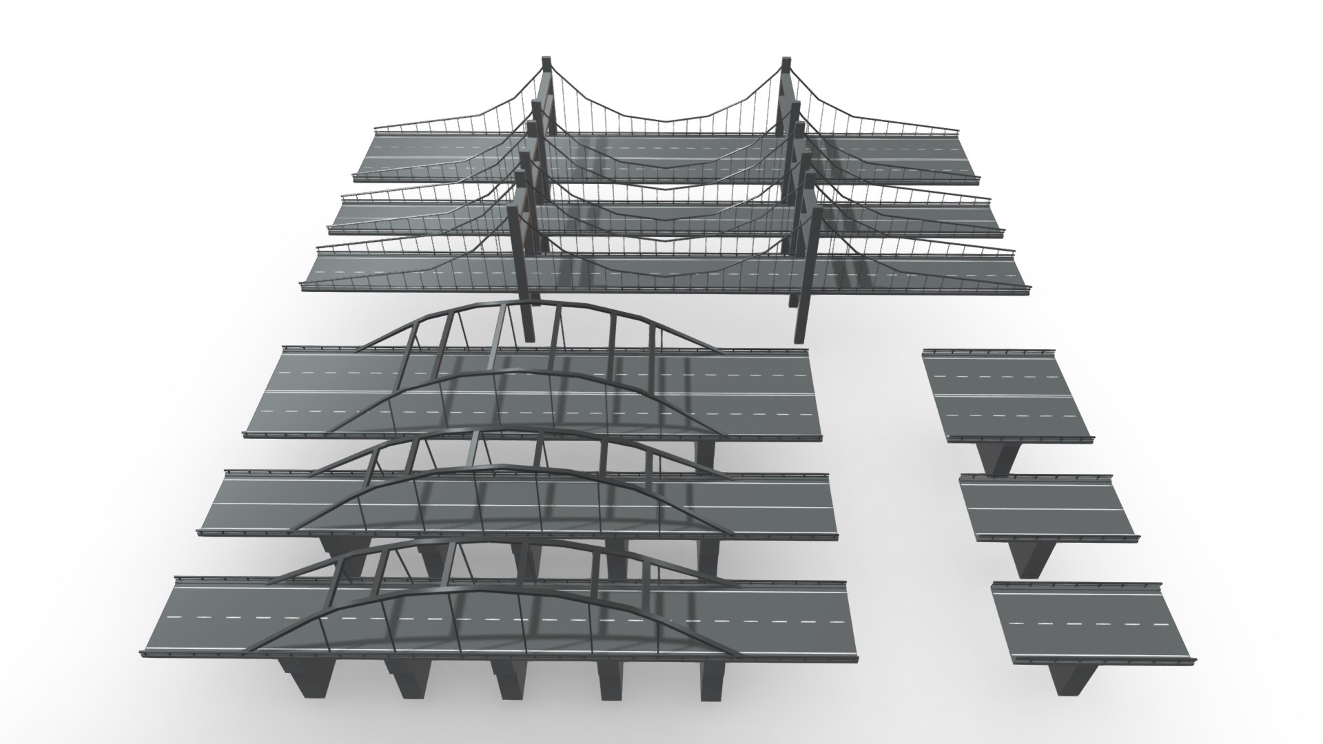 3D Model Street Patterns Low-poly - TurboSquid 2147703