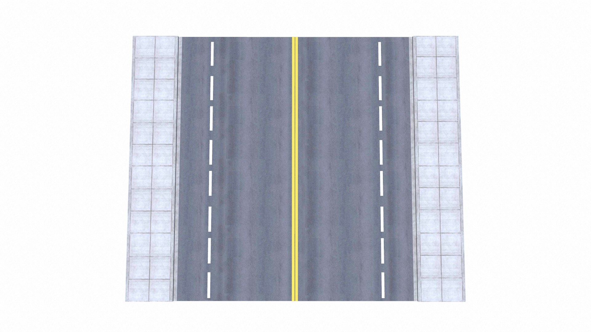 3D Seamless Road Model - TurboSquid 2345577