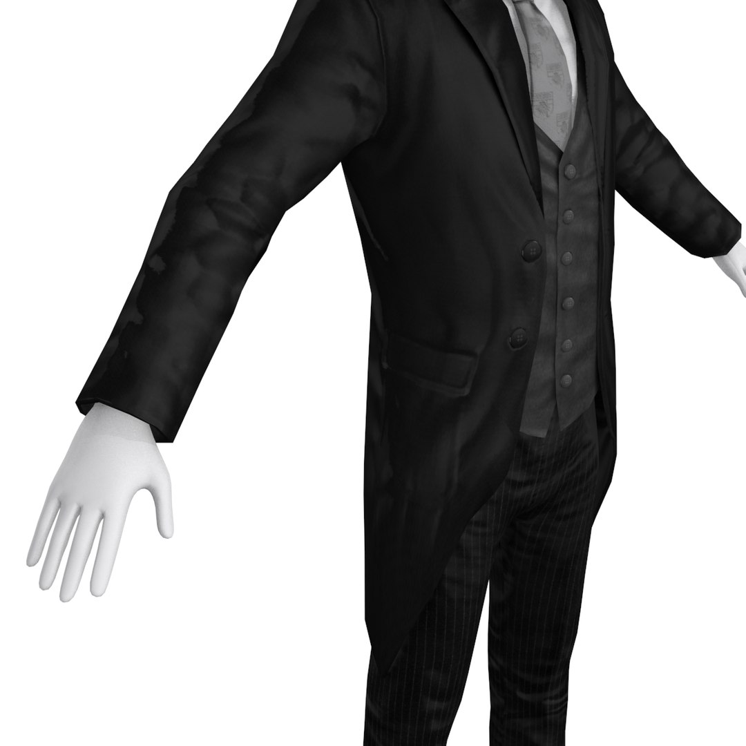 Rigged Butler 3D Model - TurboSquid 1289261