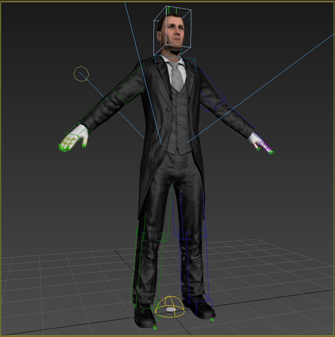 Rigged butler 3D model - TurboSquid 1289261