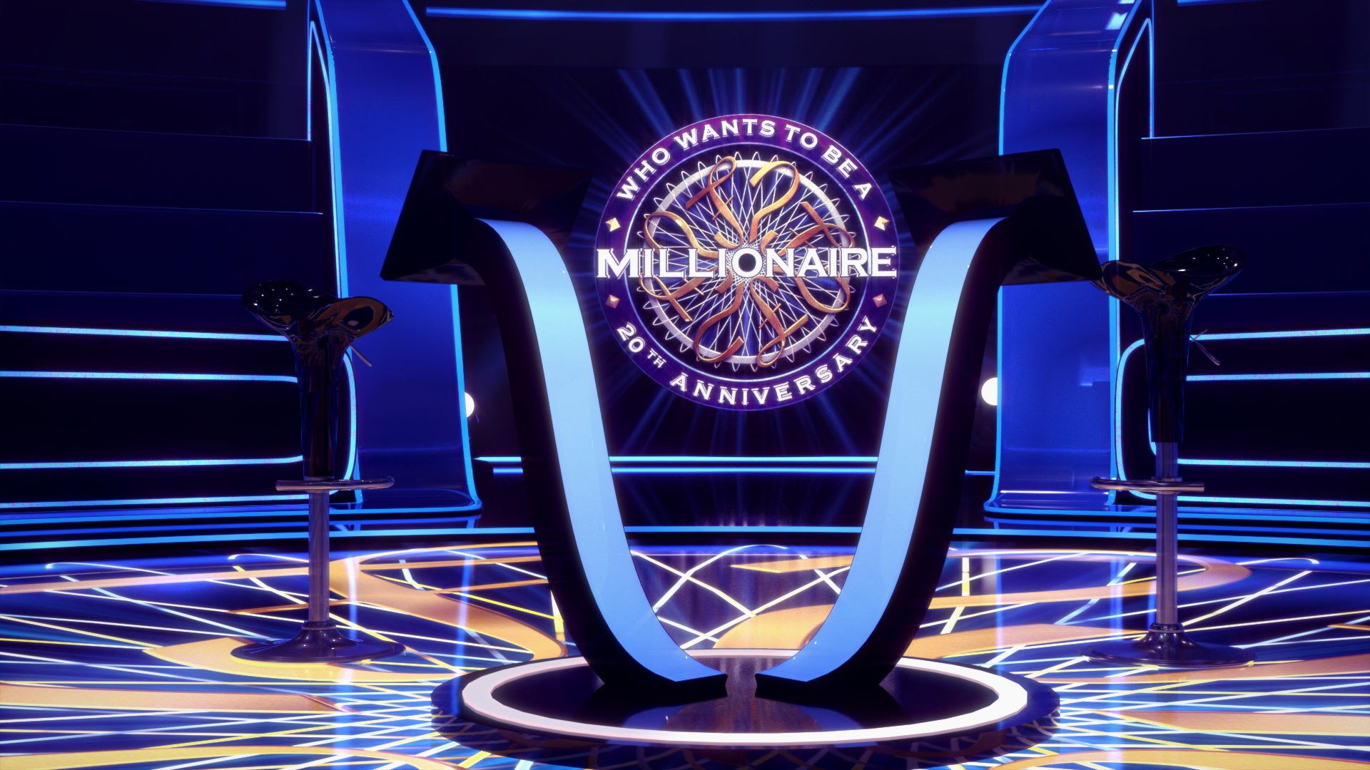 3D Who Wants To Be A Millionaire TV Studio Set UK 2018 3D Model ...
