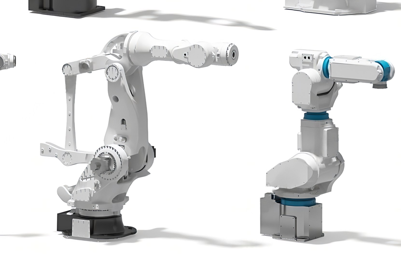 3D Model Robot Arms Collection Articulated Arm Industrial Robot Arm ...