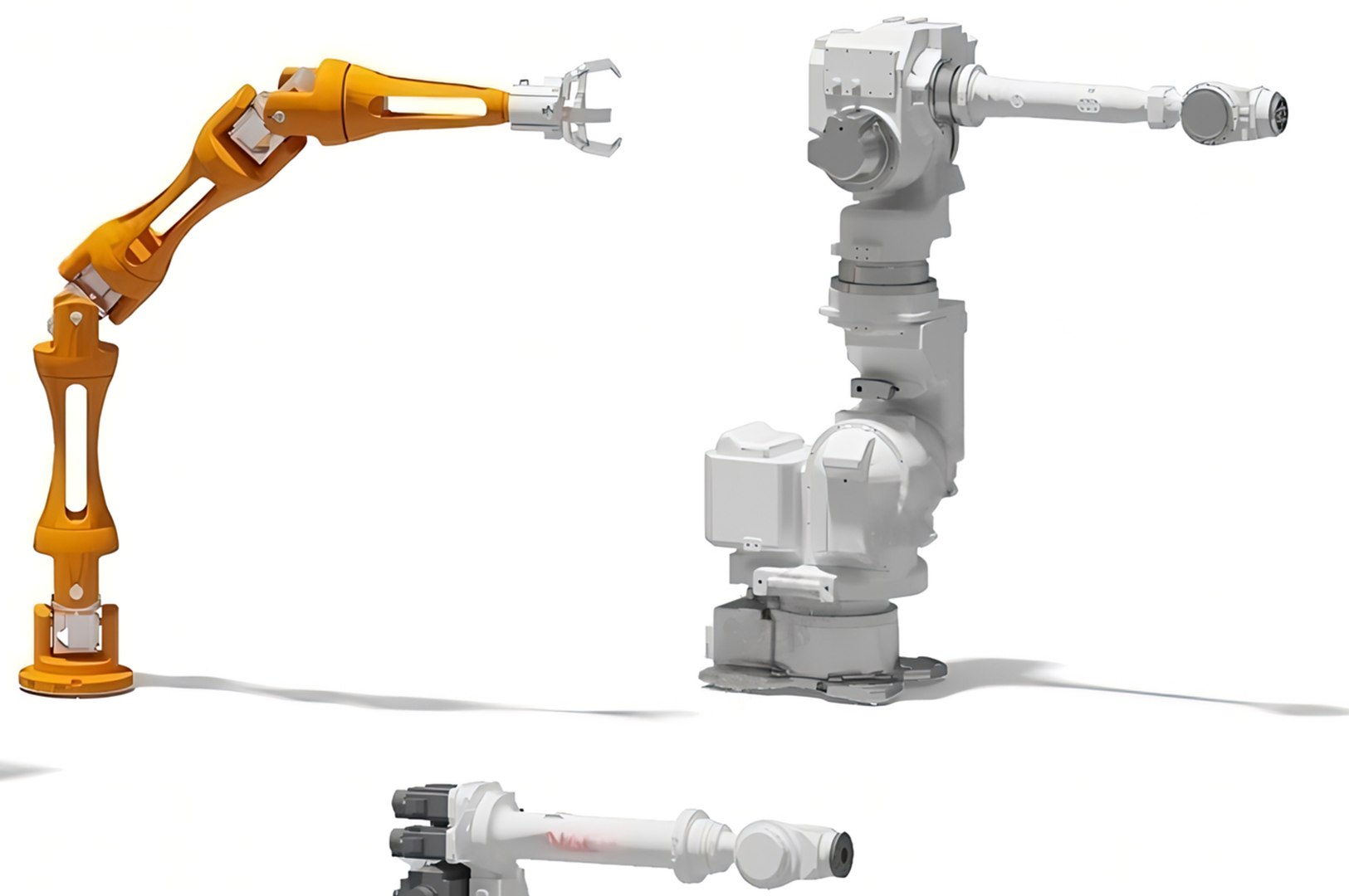 3D Model Robot Arms Collection Articulated Arm Industrial Robot Arm ...