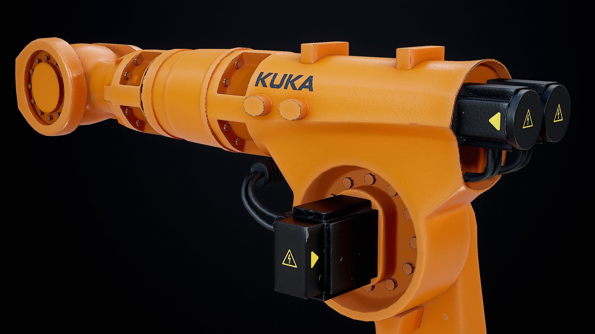 3D Industrial Robot Kuka KR12 PBR - TurboSquid 2047869