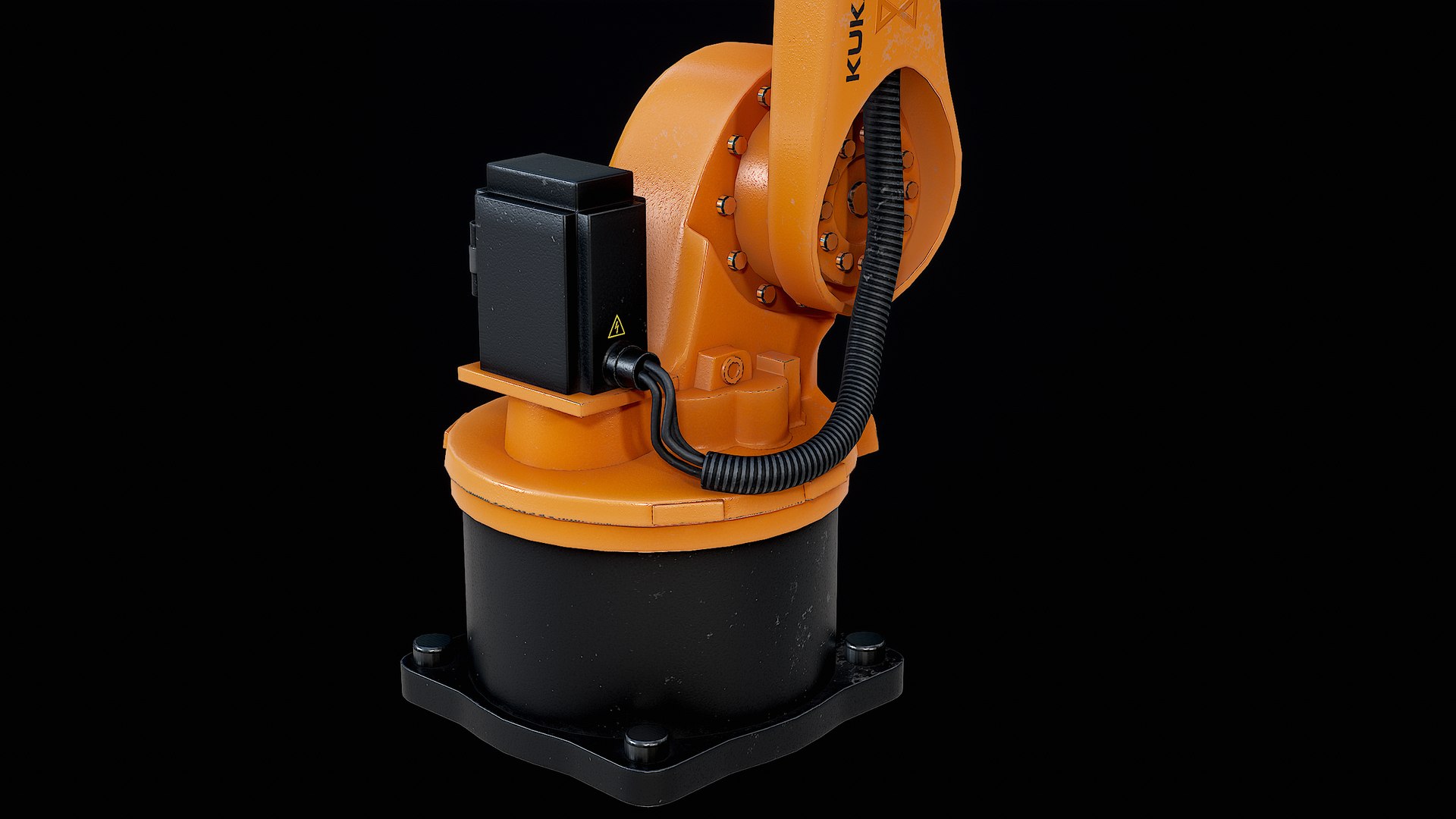 3D Industrial Robot Kuka KR12 PBR - TurboSquid 2047869