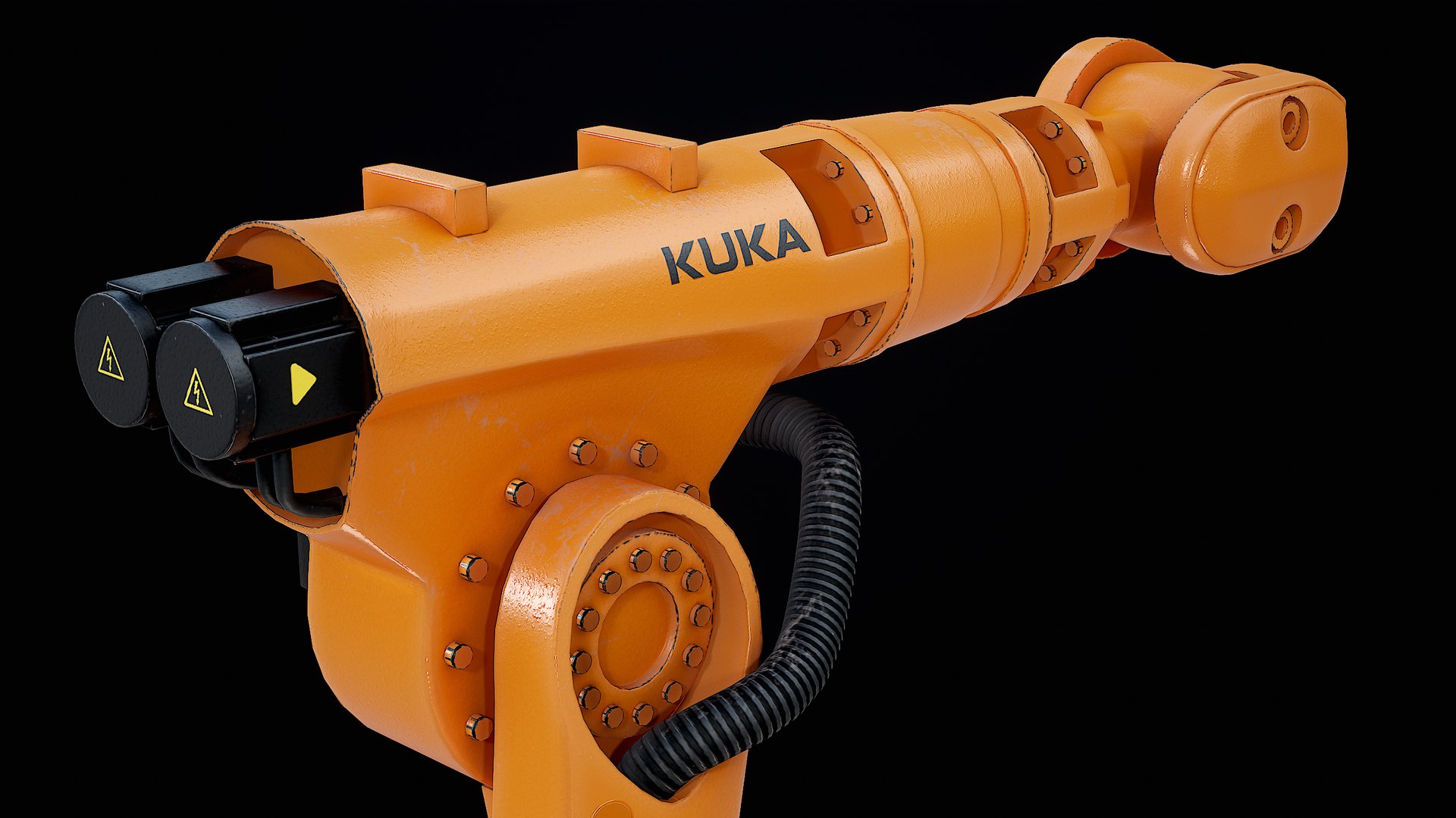 3D Industrial Robot Kuka KR12 PBR - TurboSquid 2047869