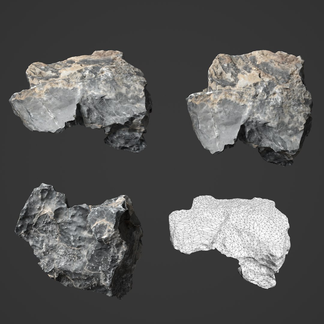 10 Low Poly PBR Erosion Rocks Model - TurboSquid 2161721