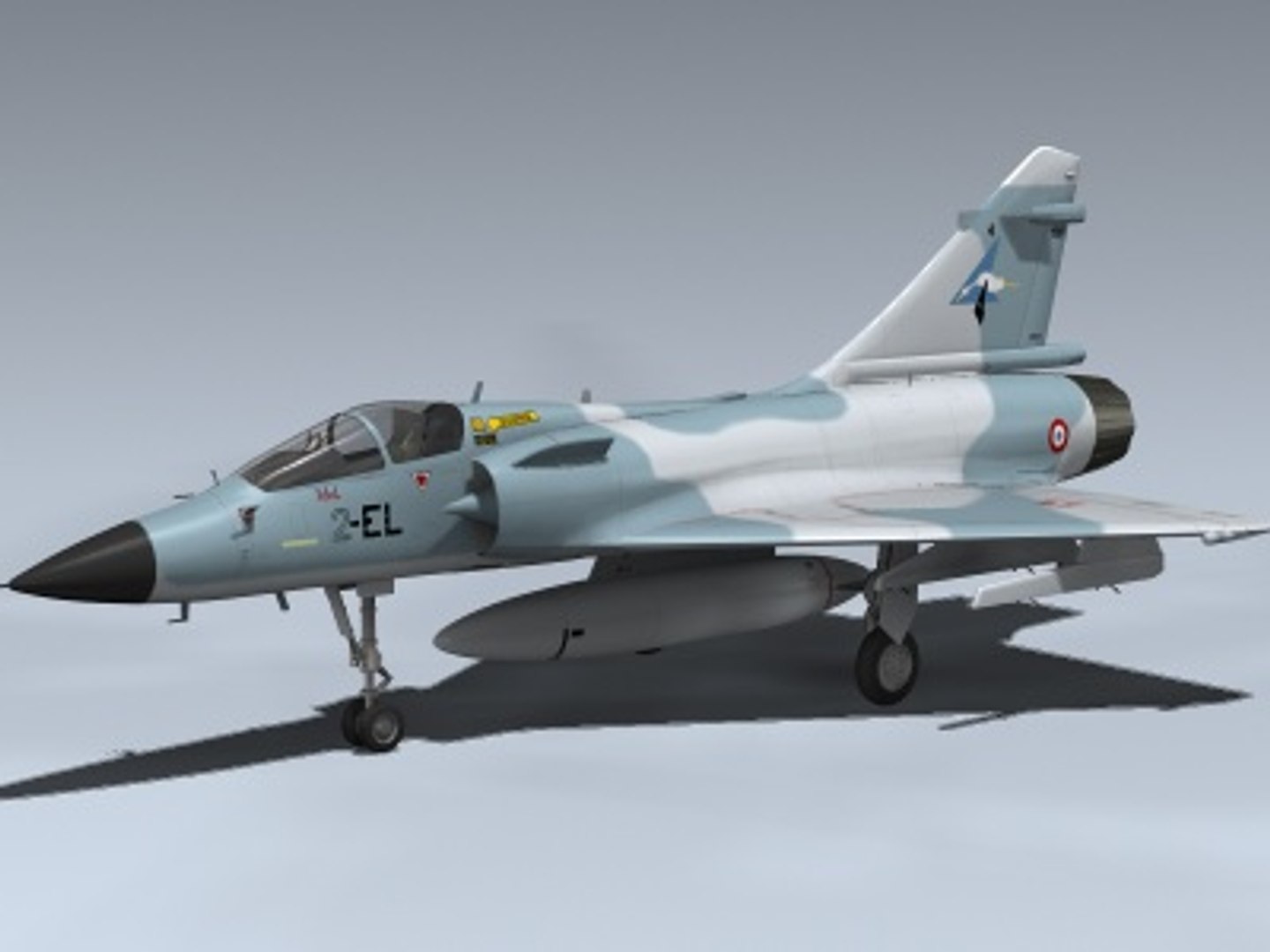 Mirage 2000c Fighter 3d Model