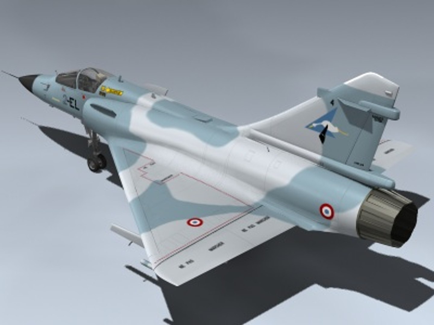 Mirage 2000c Fighter 3d Model