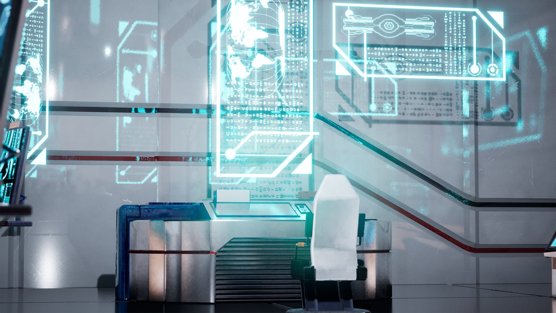 SciFi Office 16 Assets model - TurboSquid 2109561