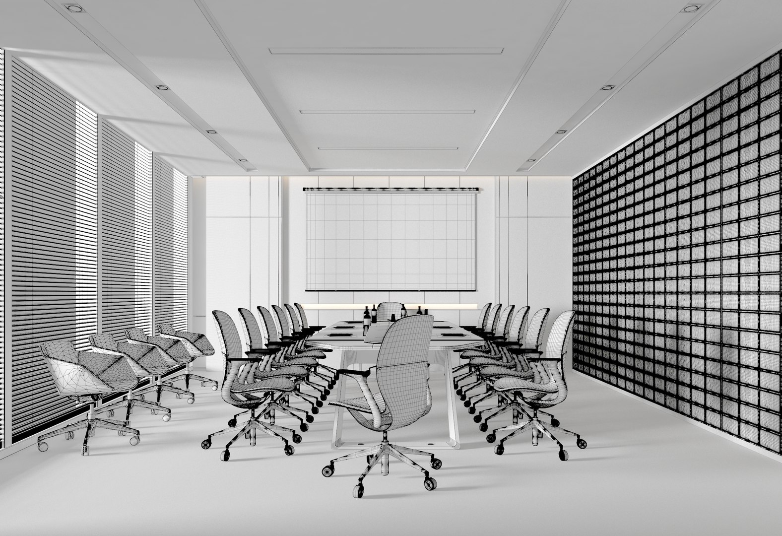 3D Conference Room Model - TurboSquid 2028402