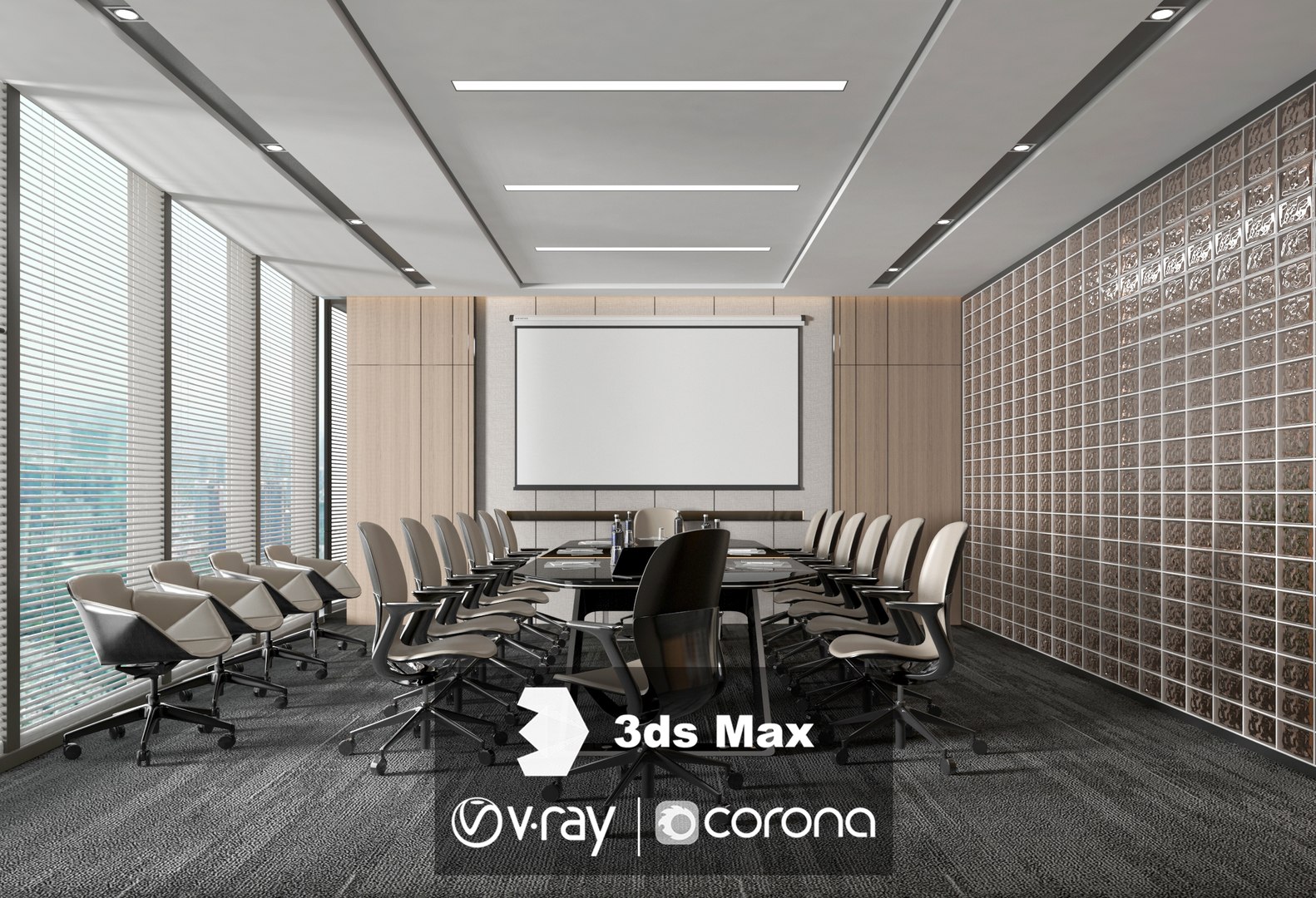 3D Conference Room Model - TurboSquid 2028402