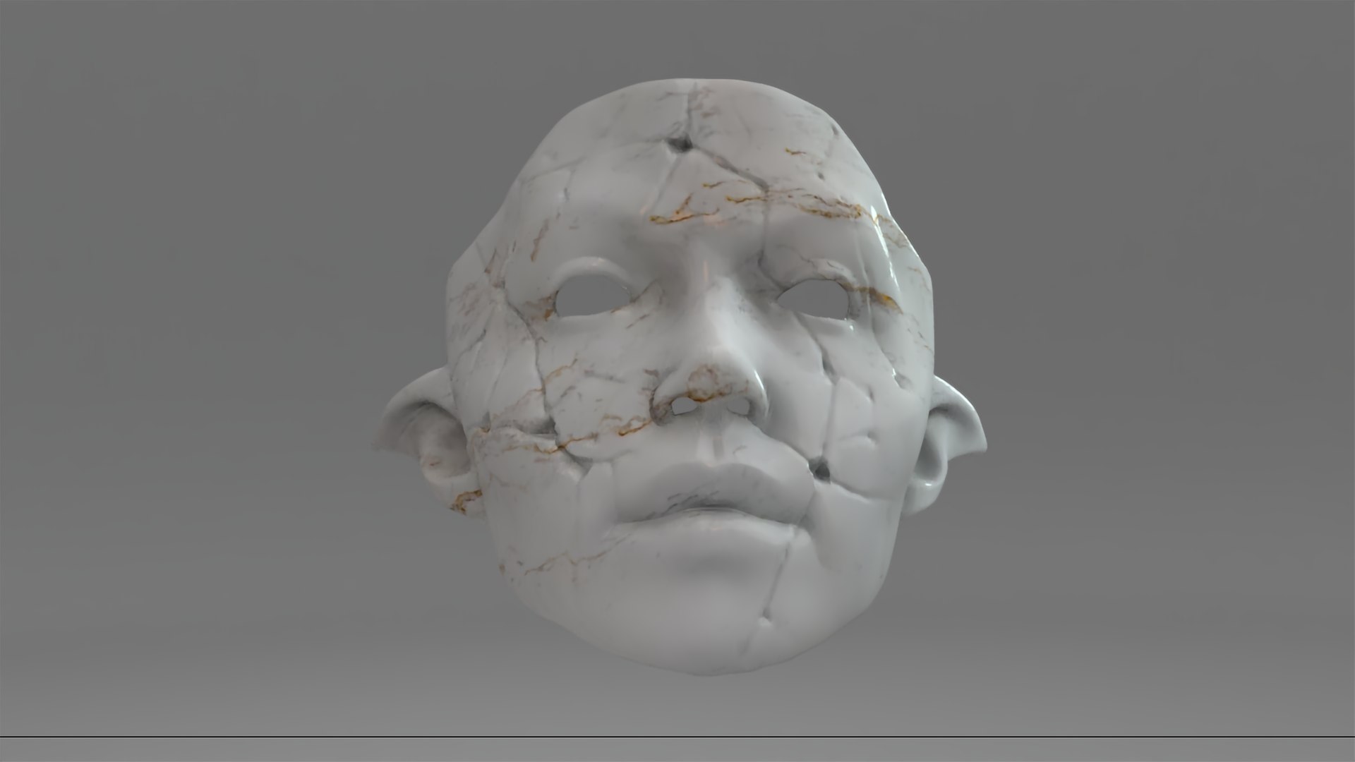 3D Elf Marble Mask model - TurboSquid 2171838