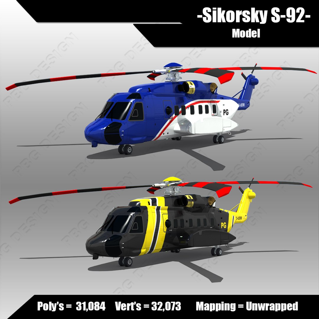 3d Sikorsky S-92
