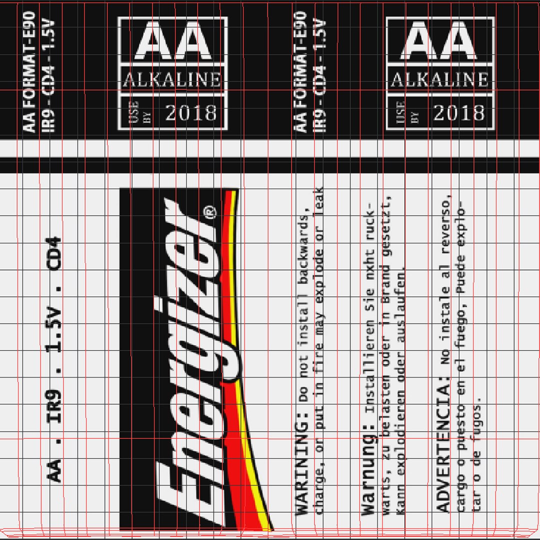 3d Model Energizer Battery