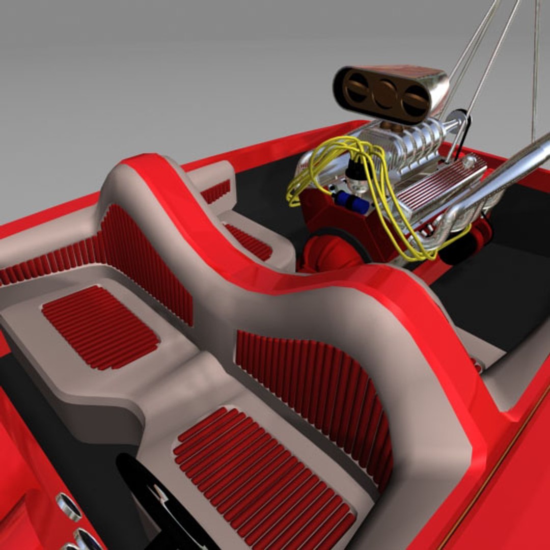 3d Model Speed Boat Drag