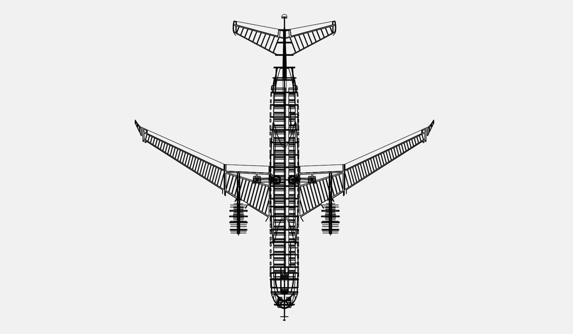 A220-300 Revised Passenger Aircraft Solid Assembly 3D Model ...